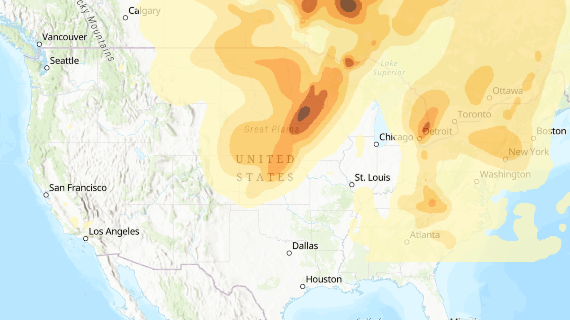 U.S. air quality negatively affected by hundreds of active Canadian ...
