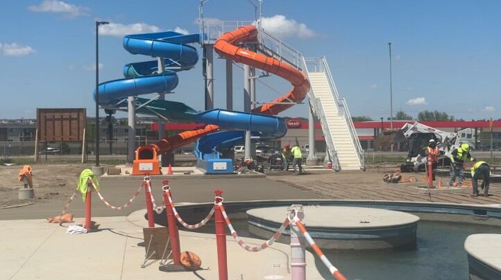 Williston Water World nearing completion