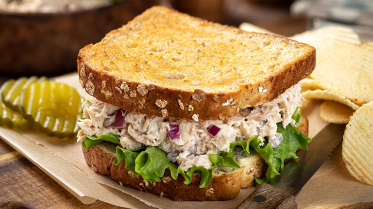 The Reason Tuna Salad Tastes Different At The Deli