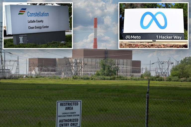 Meta signs 20-year nuclear power deal as tech giants continue AI-driven ...
