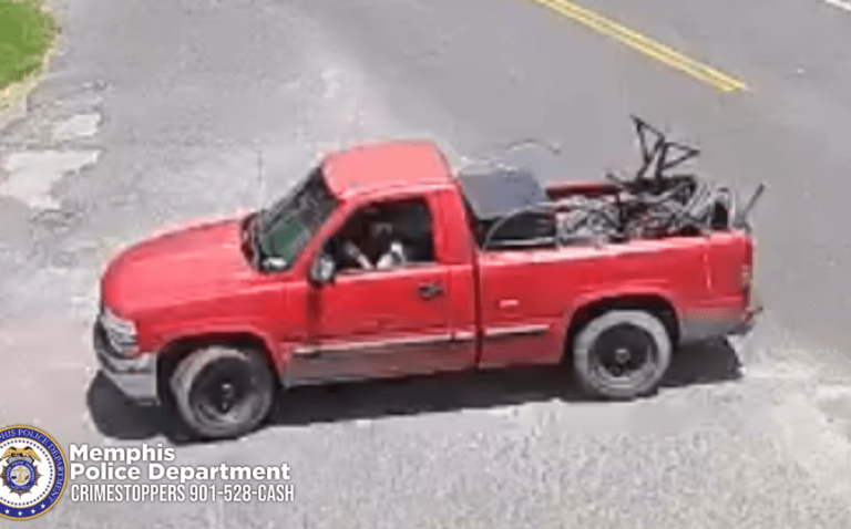 Red truck found on trail may be connected to Mud Island shooting