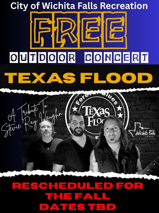 Free Outdoor Concert postponed due to possible severe weather