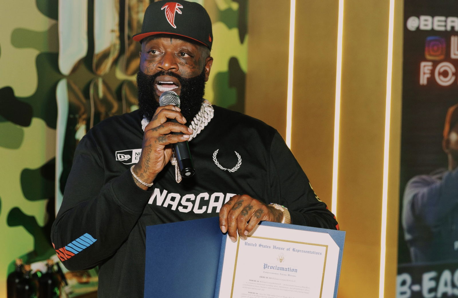 Beyond the Mic: Rick Ross Receives High Honor From Georgia Congresswoman