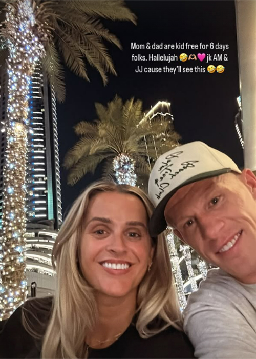 James and Erin McClean 'living their best wee life' as they enjoy rare ...