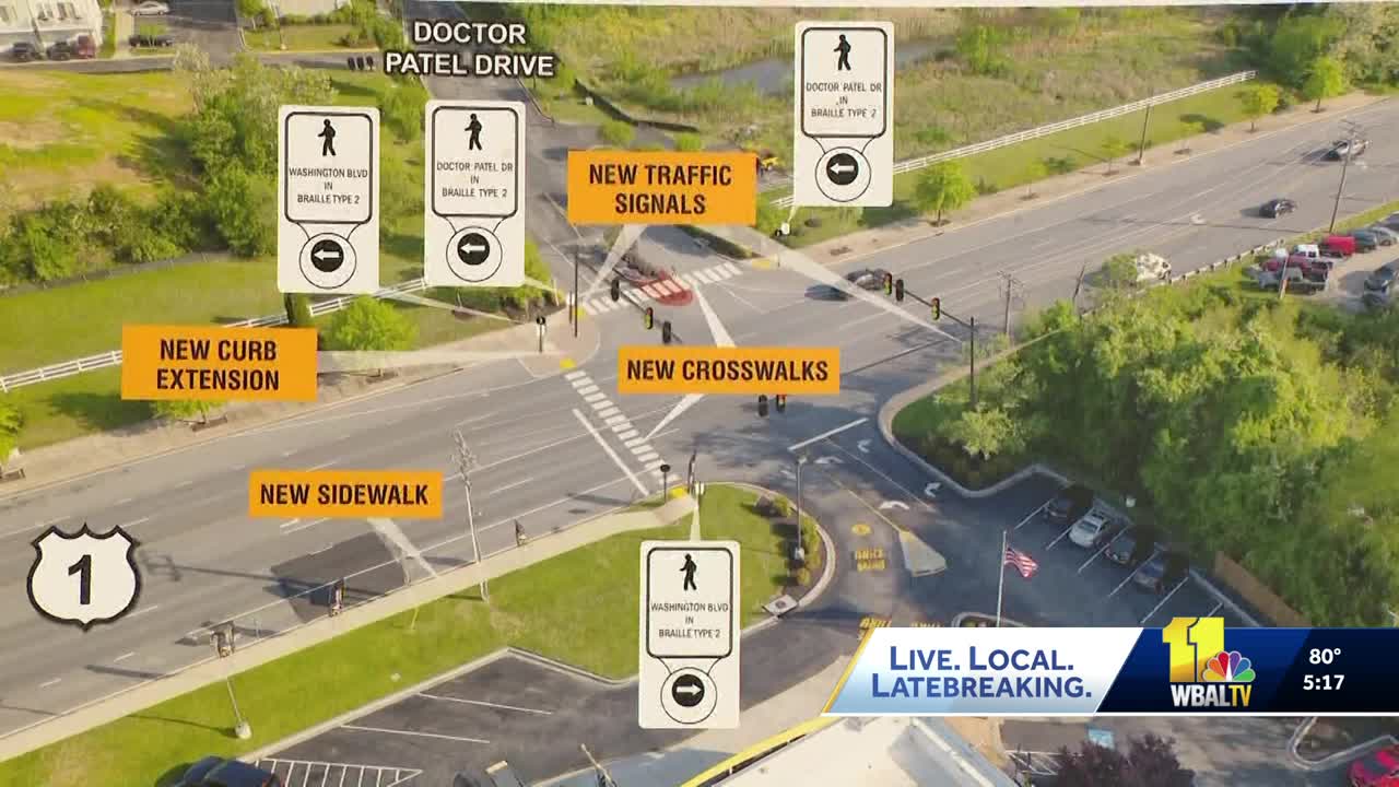 US Route 1 pedestrian safety project under way