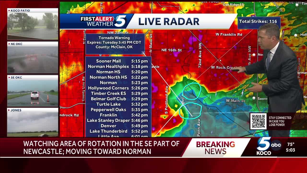 Oklahoma sees at least 2 confirmed tornadoes on Tuesday