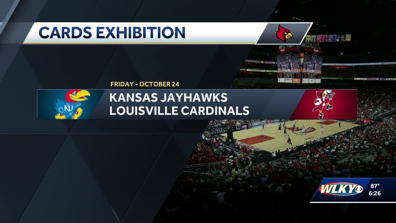 Louisville basketball hosting Kansas in exhibition game