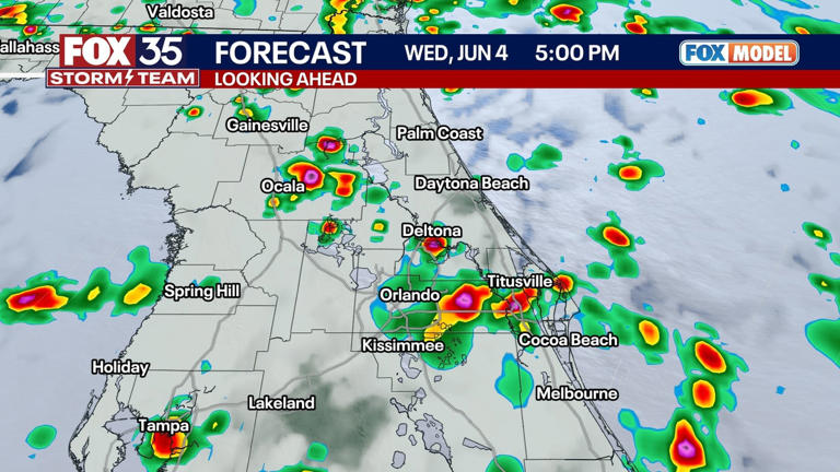 Orlando weather: Scattered storms Tuesday night, Saharan dust to reduce ...