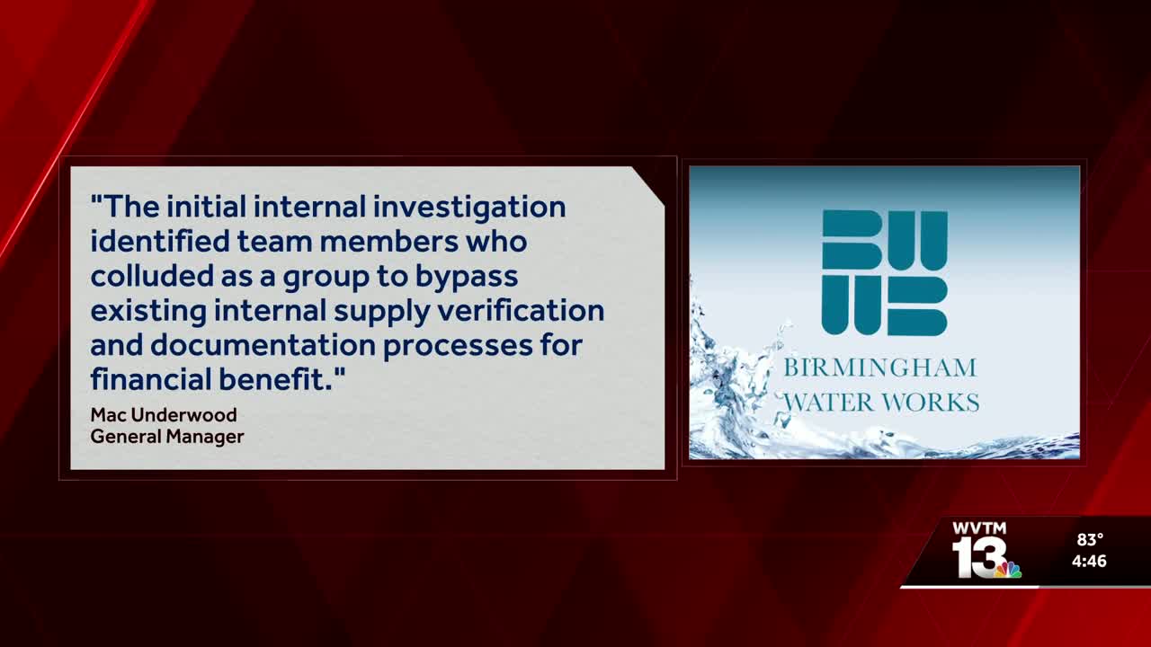 Police investigating copper theft by Birmingham Water Works employees