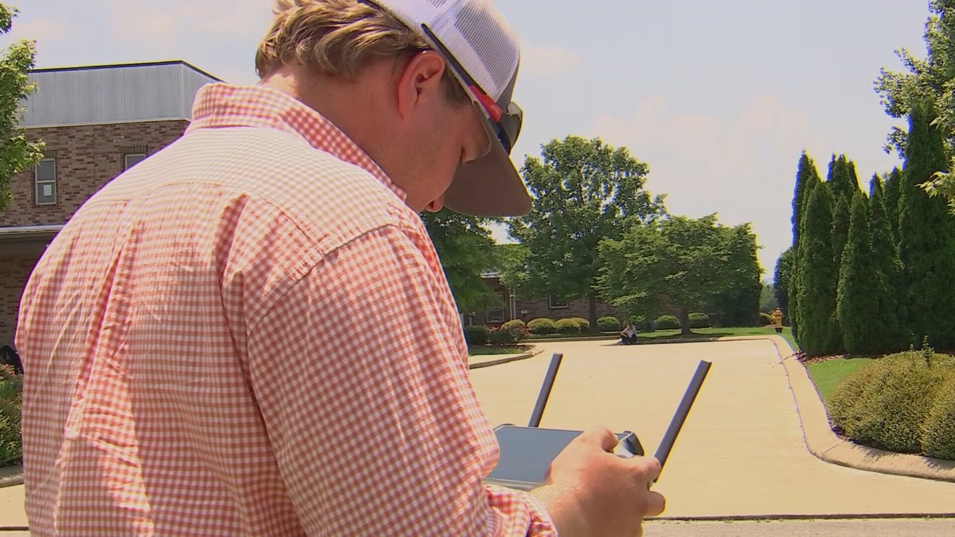Thermal drone helps search for missing pet zebra in TN