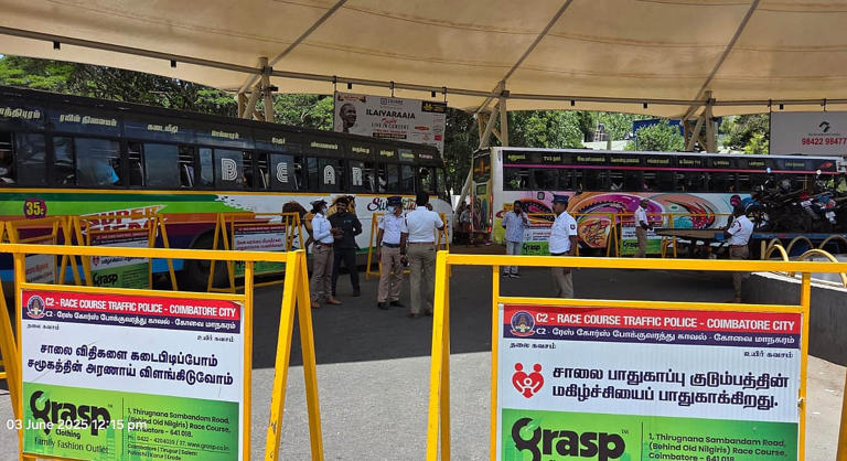 Barricades come up at CMCH bus stop to ease traffic congestion