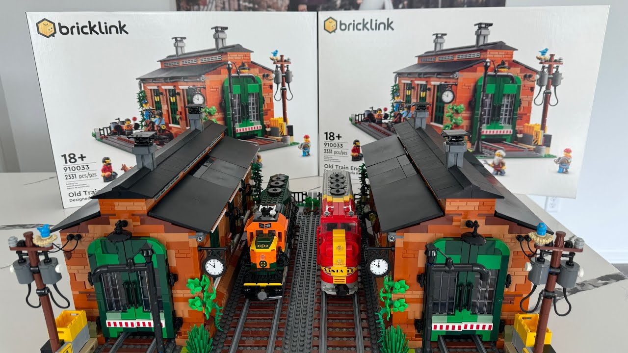LEGO Bricklink Designer Program Old Train Engine Shed Review