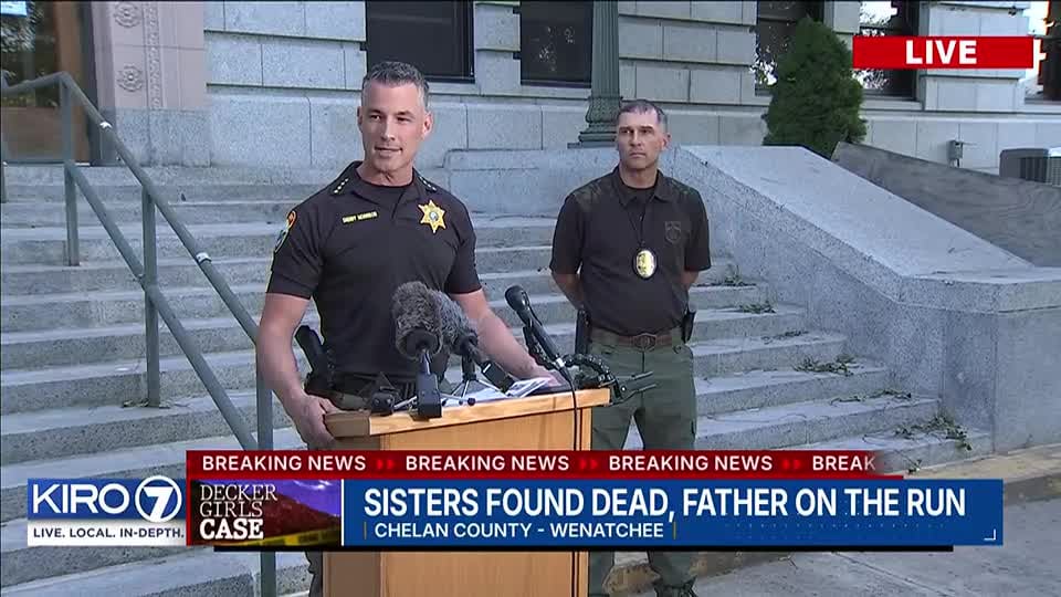 VIDEO: Press conference held regarding Decker sisters and search for father