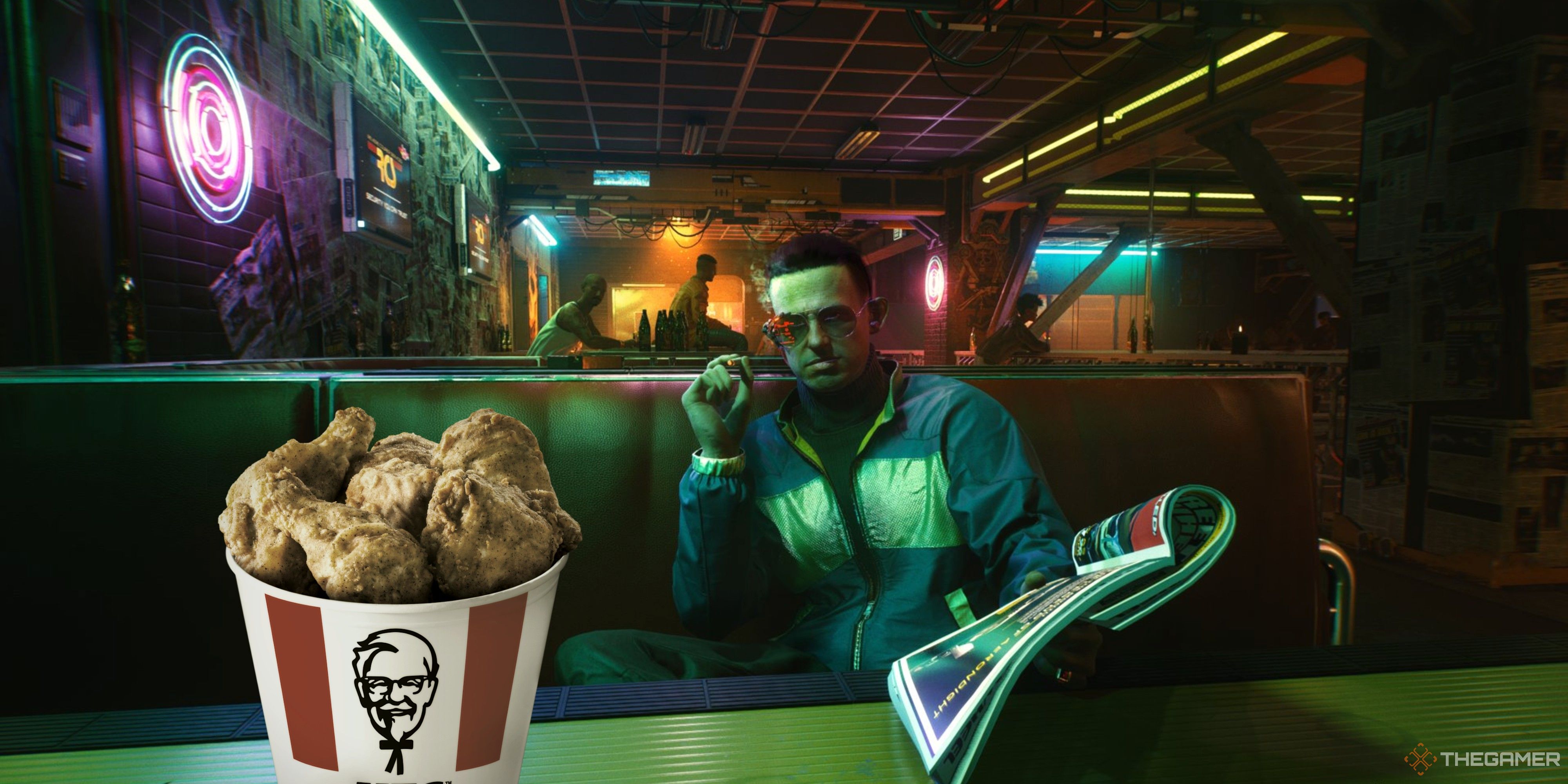 Cyberpunk 2077 Devs Repurposed KFC Soda Machine Sounds For The Game's Guns