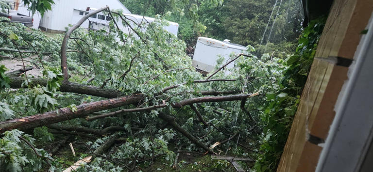 Nearly 5,000 without power after severe thunderstorms bring high winds