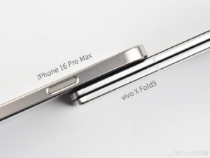 Vivo X Fold 5 real-life images released, its thickness compared with ...