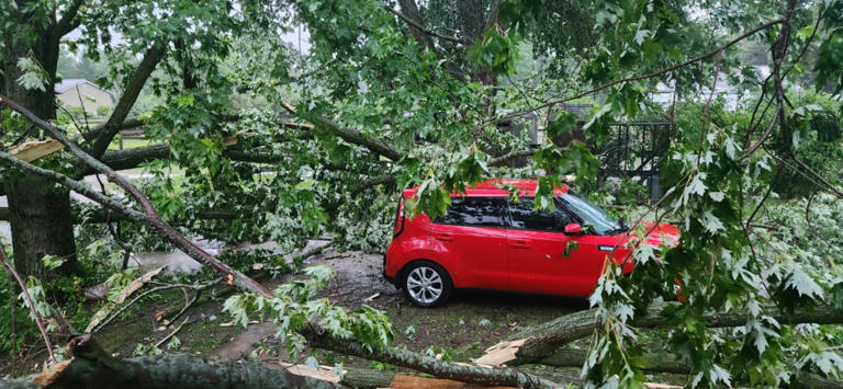 Nearly 5,000 without power after severe thunderstorms bring high winds