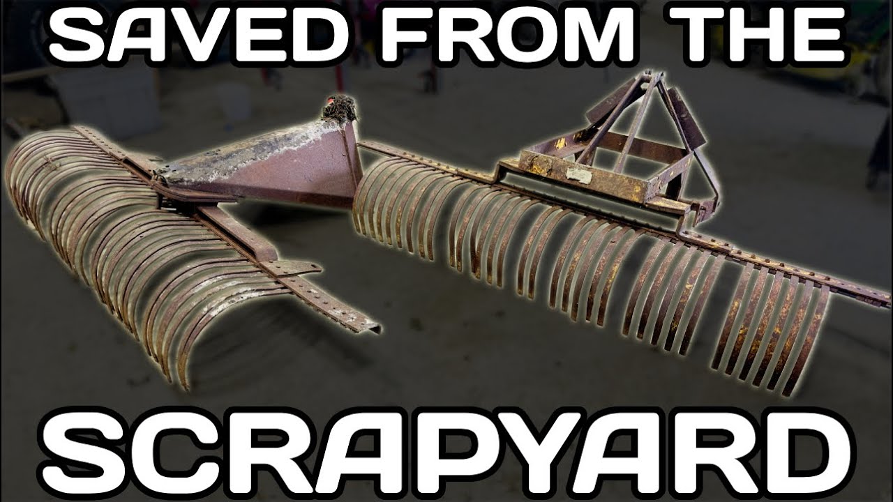 Can you Believe he was going to Scrap these? York Rake Restoration!