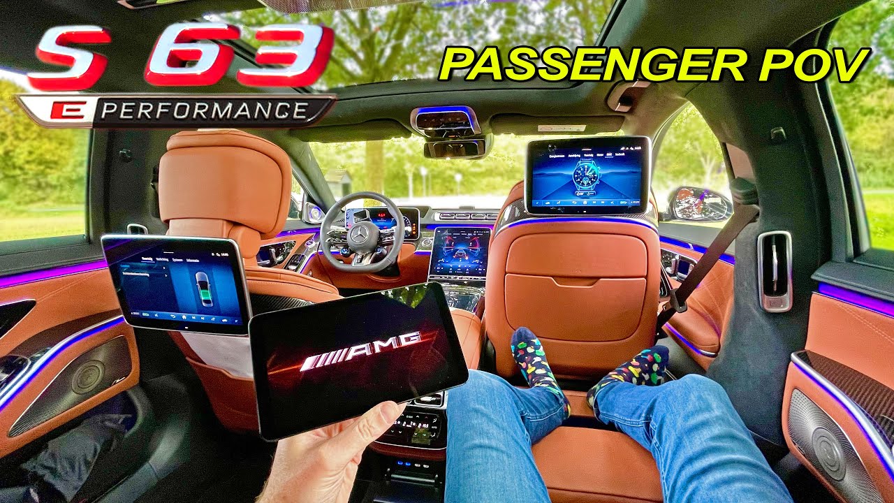 2024 Mercedes-AMG S63 – Passenger POV Review on the German Autobahn!