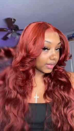 Styling My Reddish Brown body wave wig