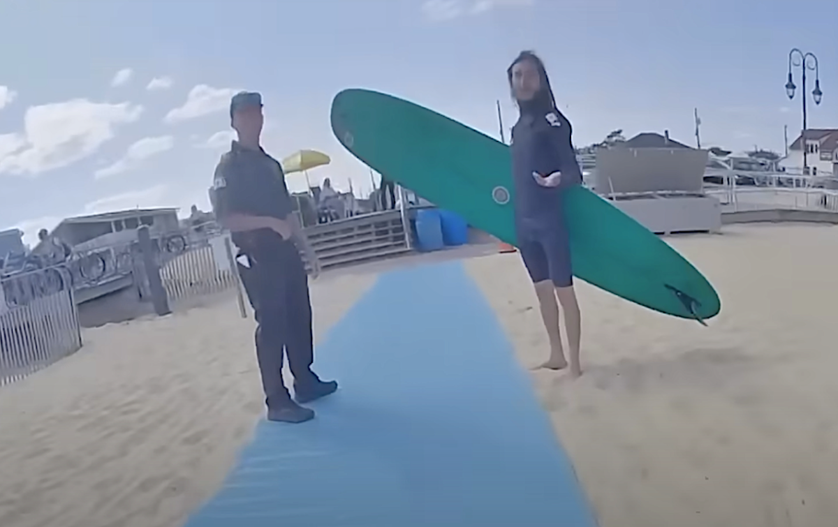 Surfer Tackled by NJ Cop Over Beach Badge Dispute (Video)