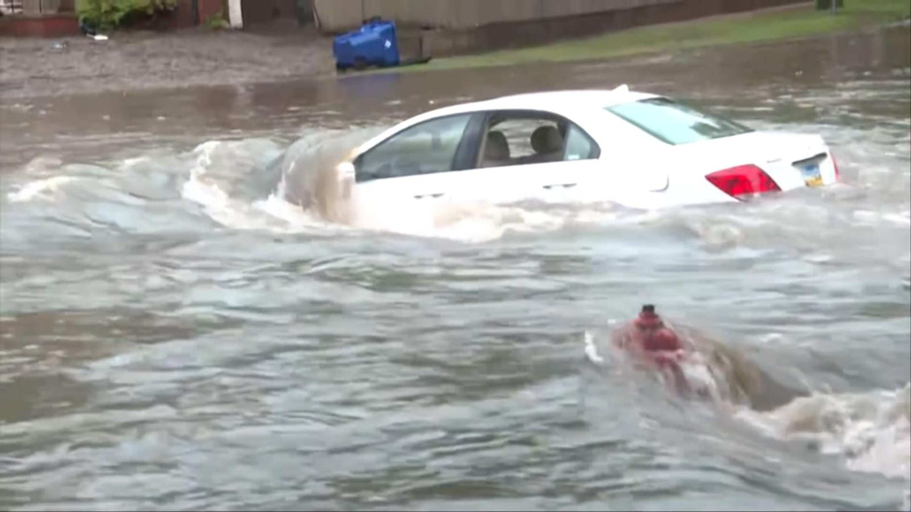 Powerful storms trigger flash flood emergency in Wichita, Kansas