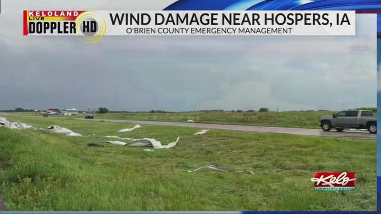 Storms tear through KELOLAND Monday