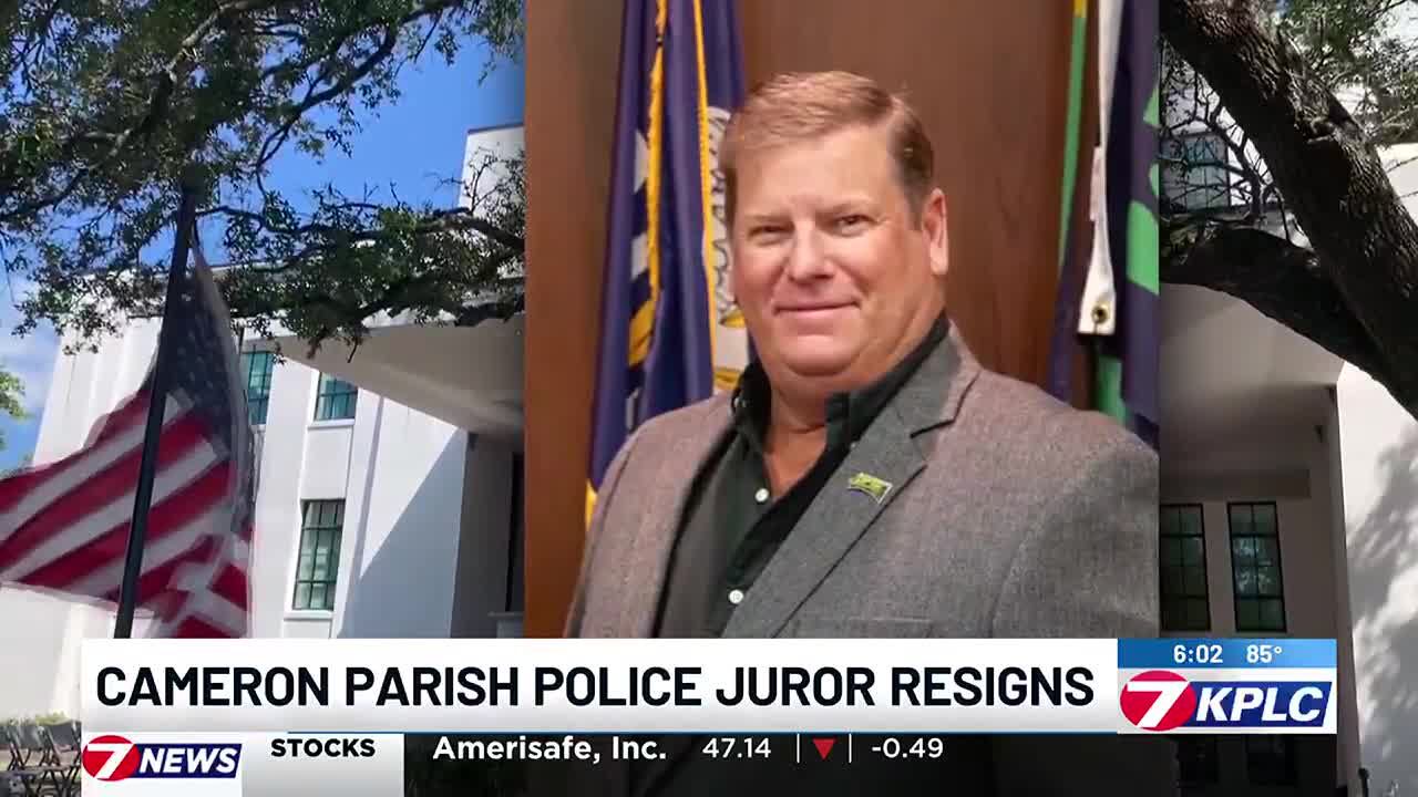 Cameron Parish Police Juror resigns amidst overpayment dispute