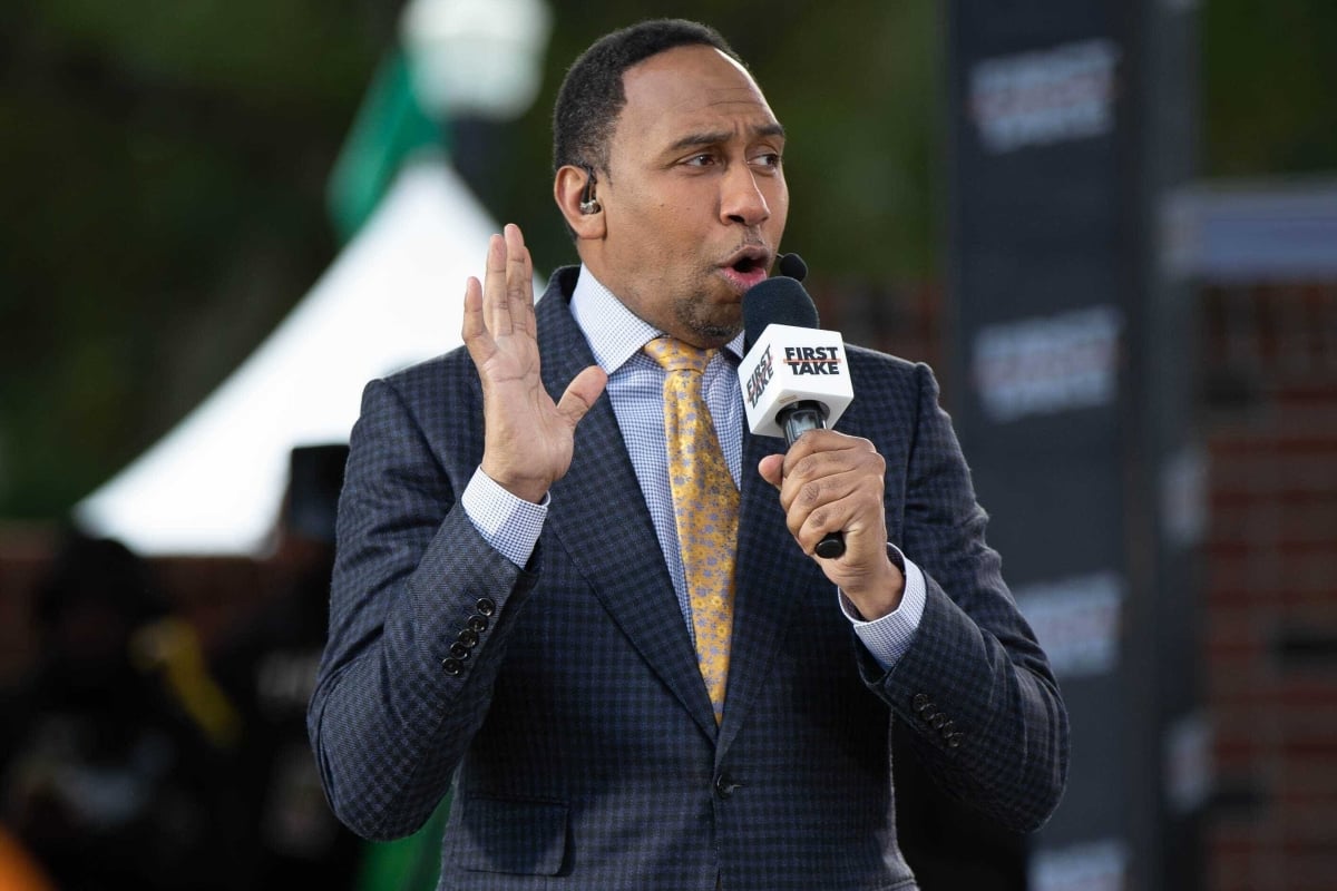 Stephen A Smith gives NASCAR star his flowers on ESPN's First Take