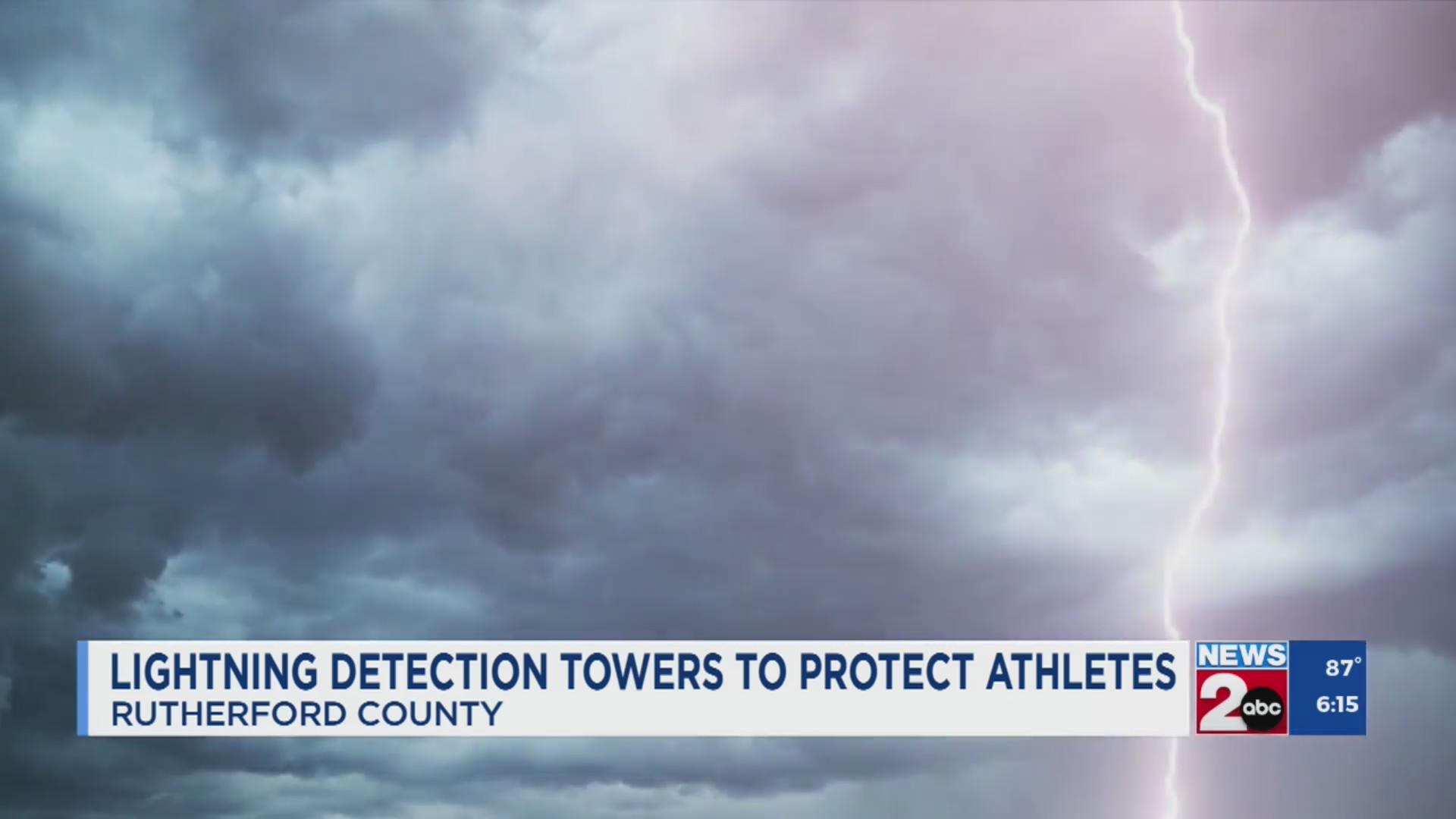 Lightning detection towers to protect Rutherford County, TN athletes