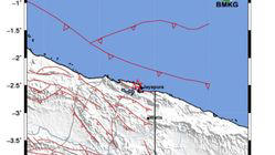 Gempa M3.0 Berpusat di Darat Guncang Kota Jayapura Papua