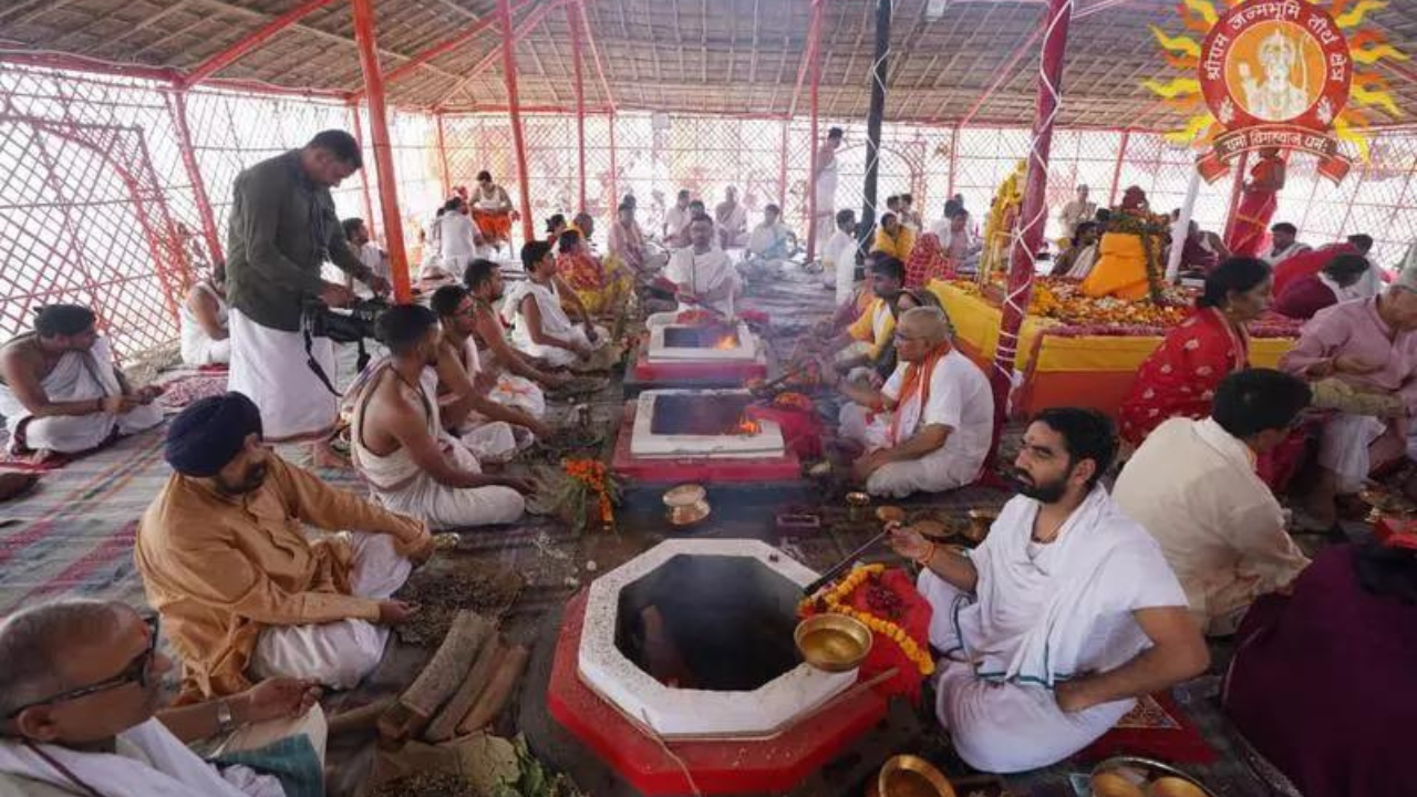 Prayers held to welcome idols at Ayodhya's Ram temple; second consecration ceremonies to ...