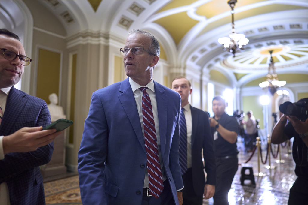 Trump urges senators to get his big tax bill done by July 4th