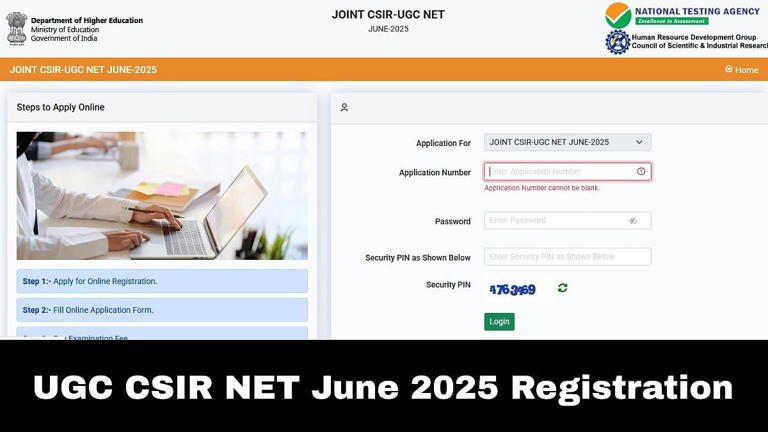 CSIR NET 2025 Application Deadline Extended To June 26; Apply At csirnet.nta.ac.in