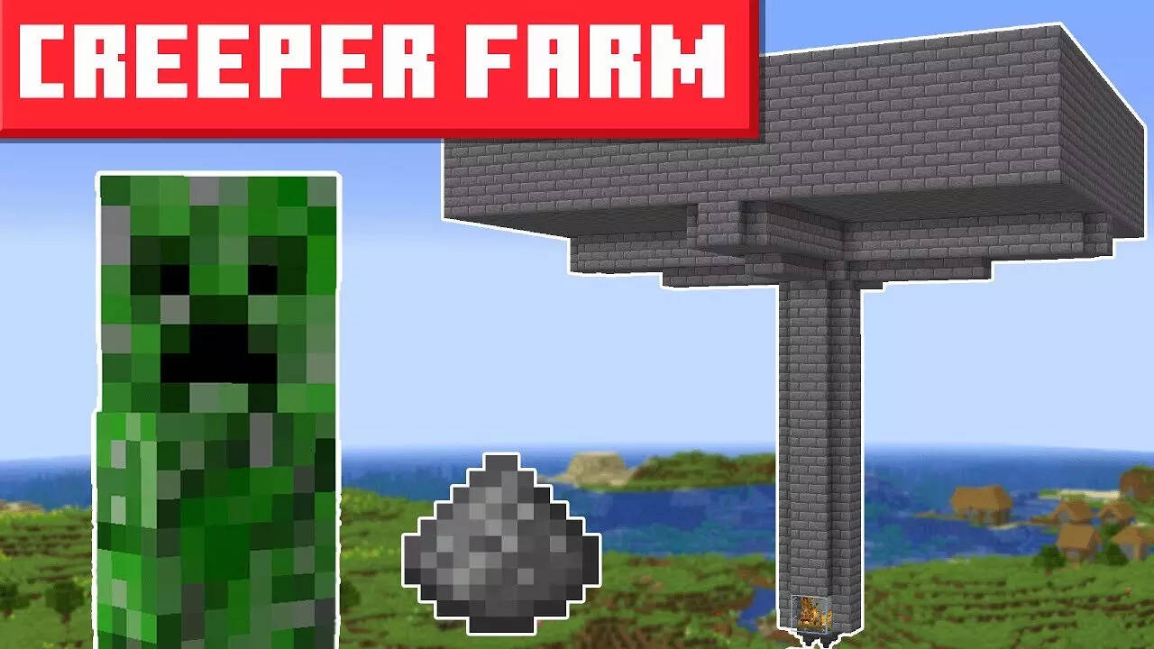 How to build a creeper farm in Minecraft