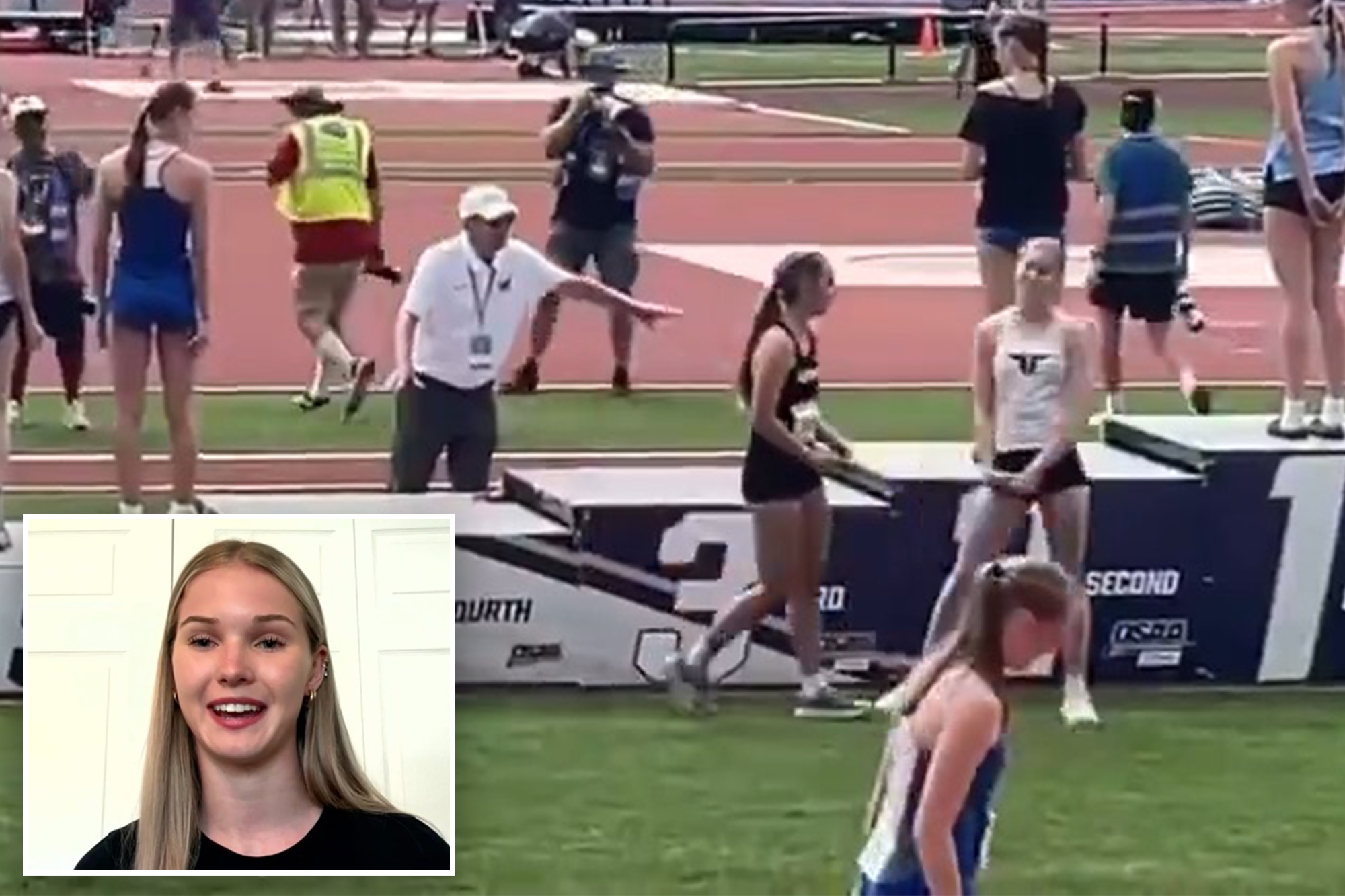 Oregon track star who refused to share podium with trans athlete ...