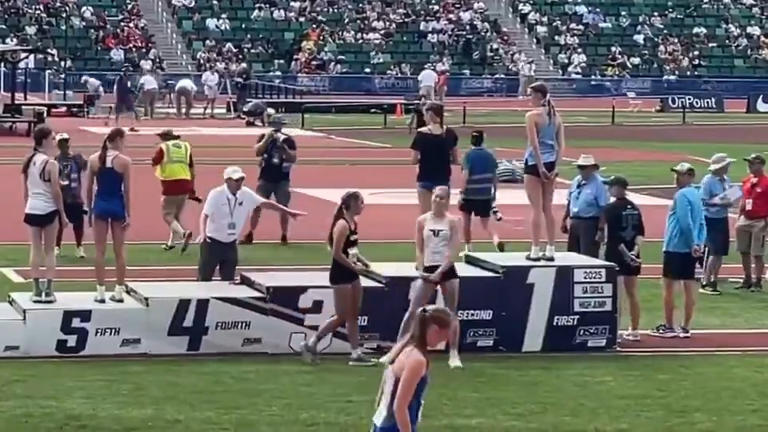 Oregon track star who refused to share podium with trans athlete ...