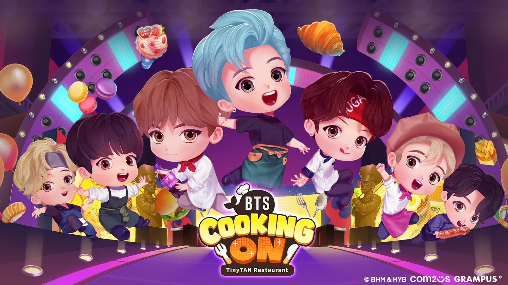 BTS cooking on codes