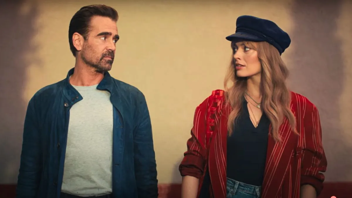 Margot Robbie e Colin Farrell vivem um amor fora do tempo em “Uma Grande, Corajosa e Bela Viagem”