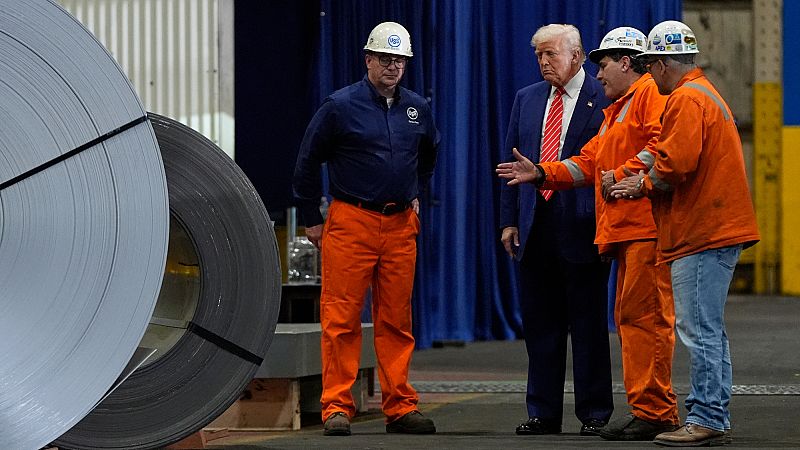 US President Trump doubles tariffs on steel and aluminium imports to 50%