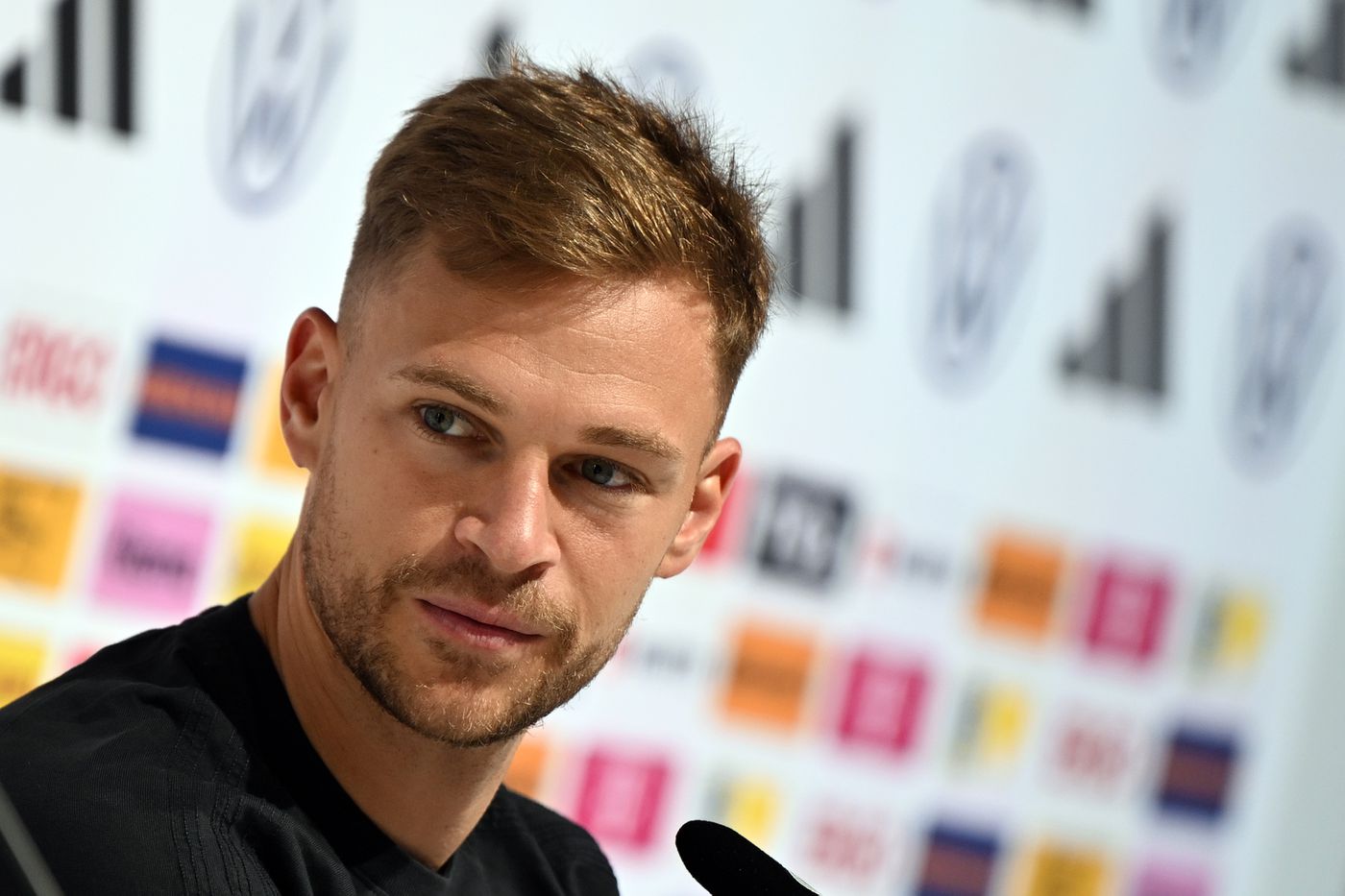 Bayern Munich’s Joshua Kimmich plays coy when reflecting on last summer ...