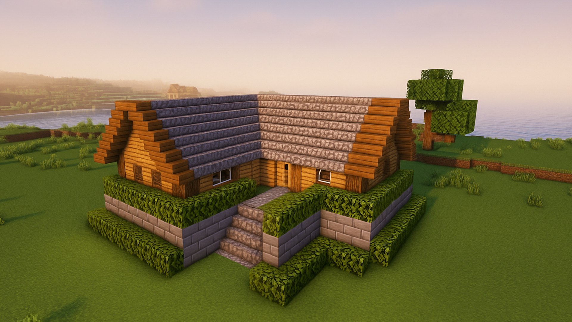 How to Build a Survival House in Minecraft 🛡️ | Safe & Easy Starter ...