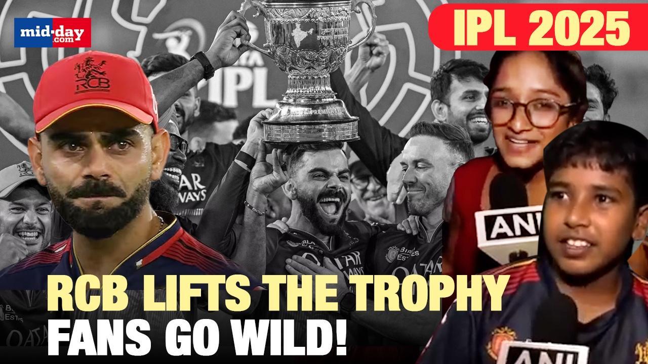 RCB Wins IPL 2025, yoyful fans all over India dance & cheer on streets ...