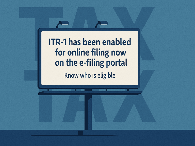 ITR-1 and ITR-4 forms enabled for online filing through income tax e ...