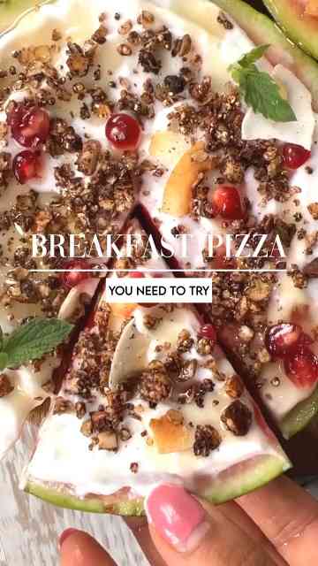Healthy Watermelon Breakfast Pizza A Refreshing & Nutritious Brunch!