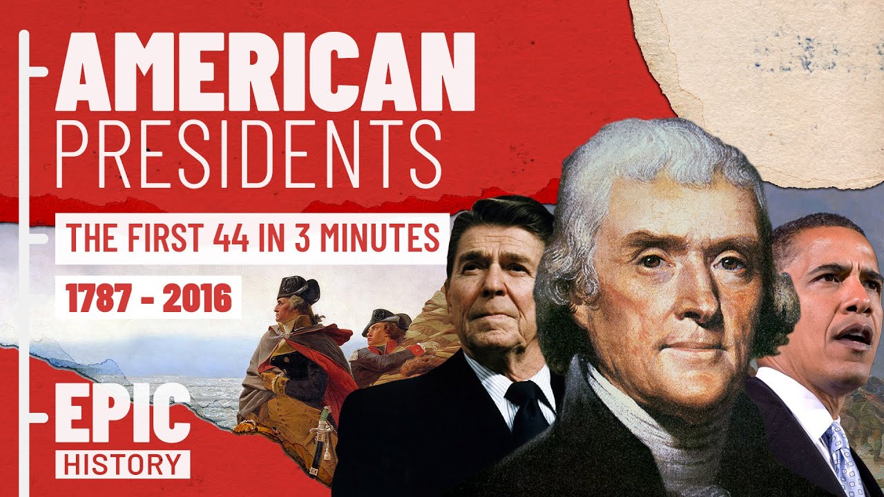 44 U.S. Presidents in 3 Minutes – Complete Timeline