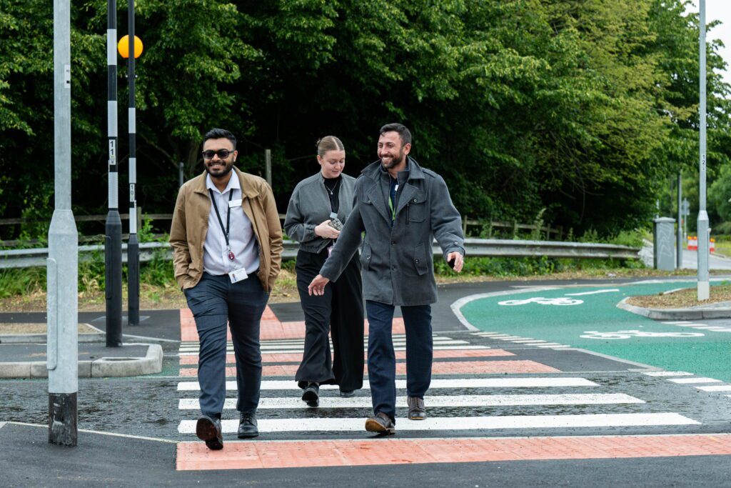 Britain’s controversial £2m Dutch-style roundabout opens