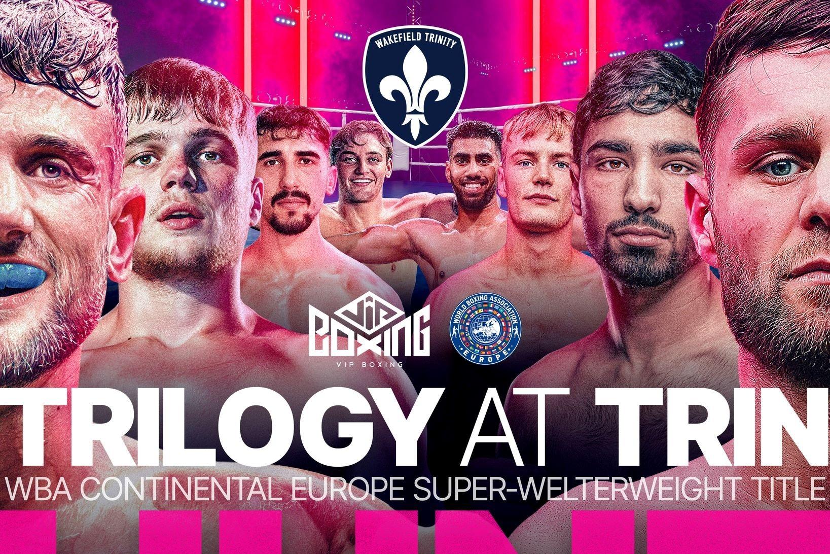 Hunt’s ‘Trilogy’ fight with Moorcroft tops bill on Wakefield Trinity’s big boxing show