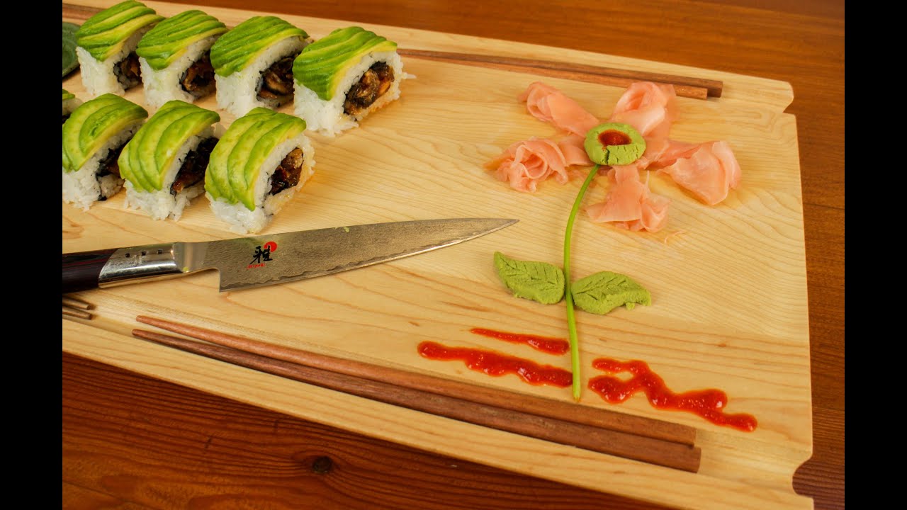Sushi Garnish Art: Pickled Ginger & Wasabi Styling