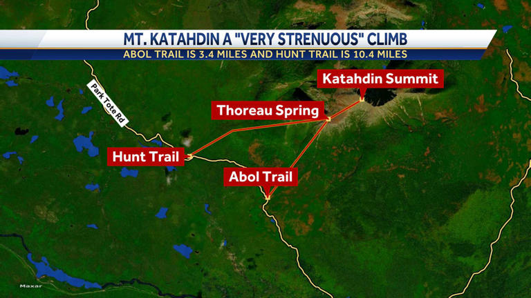 Body of second missing hiker on Mount Katahdin found between trails